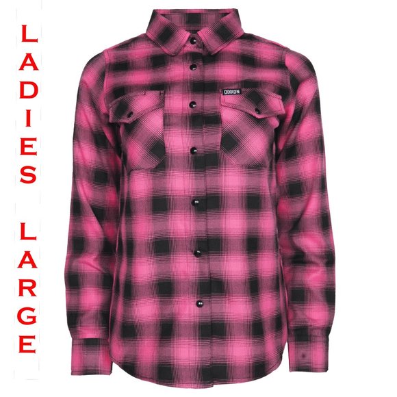 DIXXON | Tops | Dixxon Survivor Flannel Shirt Womens Large Pink | Poshmark